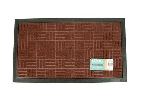 Tapete de Entrada Fenice Colorful Bella Casa 69X39 cm Cinza Liso - UZOO ...