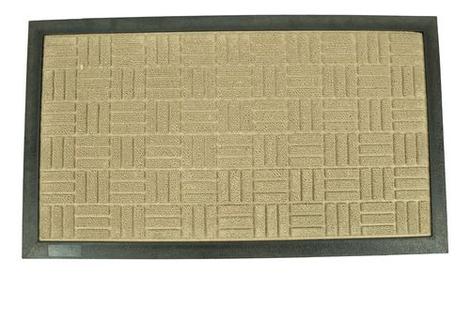 Tapete de Entrada Fenice Colorful Bella Casa 69X39 cm Cinza Liso - UZOO ...