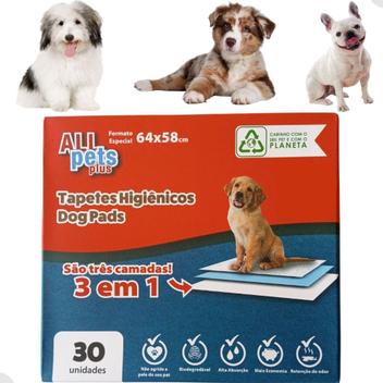 Tapete Higiênico Pet Grande Ecologico Não Vaza Tapete Grande Gato - All ...