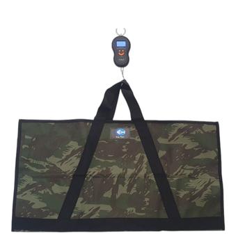 Tapete Pesca Pesa Sacola Peixe Pesqueiro Top Fish Com Balança Camuflado ...