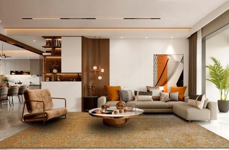 Tapete Rayza Monterey Millennium Baltic - 2.00m Redondo - Tapete ...