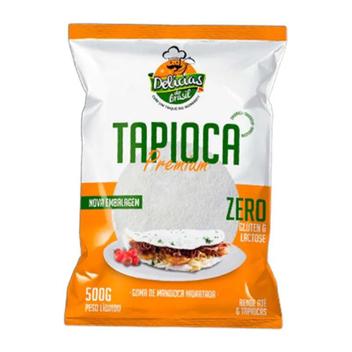 Tapioca Premium S Gluten e Lactose Delícia do Brasil 500g - Delicia do ...