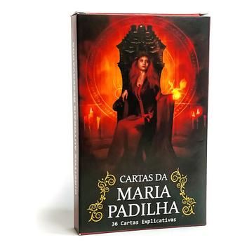 Tarô Maria Padilha Cartas De Baralho 36 Cartas E Manual - Casa da ...