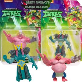Tartarugas Ninja Mini Bonecos Meat Sweats e Barão Draxum - Sunny ...