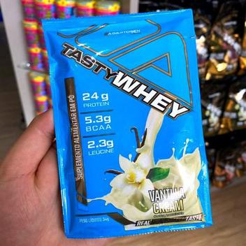 Tasty Whey 3w Gourmet Sachê de 34g - Adaptogen Science - Whey Protein ...