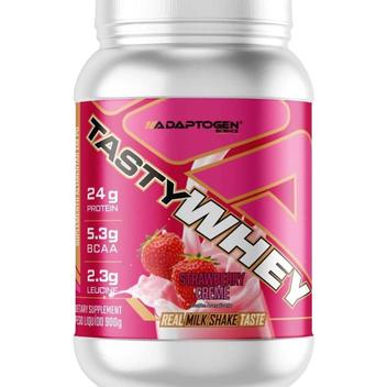 Tasty Whey Morango 900G - Adaptogen - Whey Protein - Magazine Luiza
