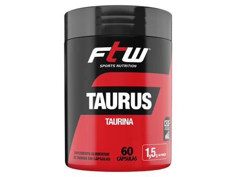 Taurus Taurina 60 Cápsulas - Ftw - Aminoácidos - Magazine Luiza