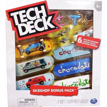 Tech deck skate de dedo shop bonus pack com 6 - 2892 - sunny - Skate de Dedo - Magazine Luiza