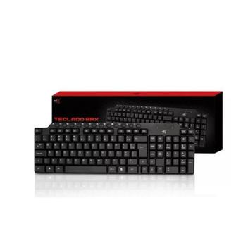 Teclado Abnt2 Multimidia Usb Brx Preto Idioma Português - Teclado ...