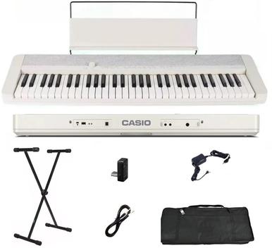 Teclado Casio Casiotone CT-S1 61 teclas Bluetooth Branco + Suporte ...