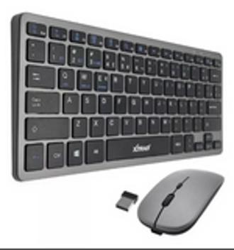 Teclado E Mouse Bluetooth E Wireless Ultra Fino Silencioso - weibo ...