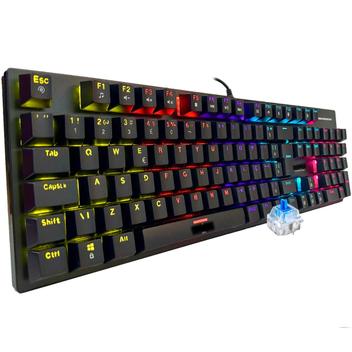 Teclado Gamer Mecânico Blue Switch Led Rgb Usb Pc Ps Xbx - Tomate ...