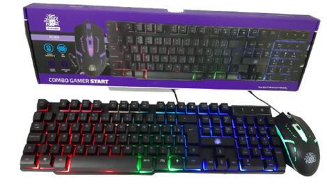 Teclado Gamer + Mouse Gamer Led Luminoso Profissional - CHIP SCE - Kit ...