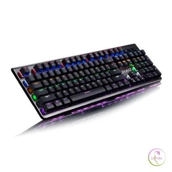 Teclado Gamer USB Com LED RGB HAIZ HZ-806 - Mecânico - HAIR - Teclado ...
