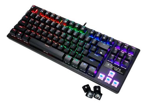 Teclado Mecânico Bright Gamer Compact Led Rainbow Gtc559 - Kit Gamer ...