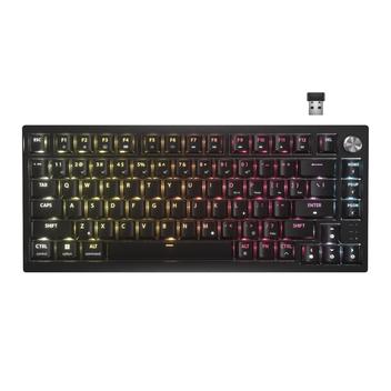 Teclado Mecânico Corsair K65 Plus Wireless RGB 75% - Layout QWERTY (BR) - Preto - Teclado ...