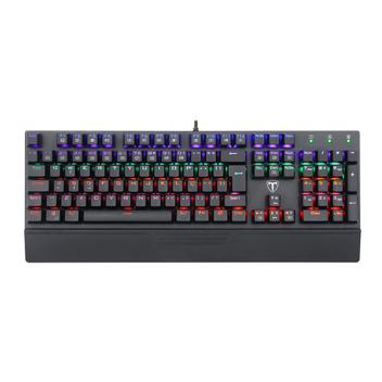 Teclado Mecânico Gamer T-Dagger Destroyer LED Rainbow Anti-Ghosting ...