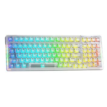 Teclado Mecânico Sem Fio AULA F98 - 99 Teclas RGB Retroiluminadas - Teclado Gamer - Magazine Luiza