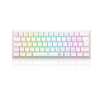 Teclado mecanico usb gamer anivia switch azul redragon k614w-rgb branco ...