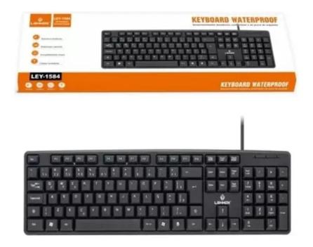 Teclado P/ Computador C/ Fio USB Básico Macio Alta qualidade - Lehmox ...