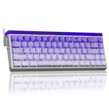 Teclado para jogos AULA HERO 68 HE 60% com fio RGB retroiluminado - Teclado - Magazine Luiza