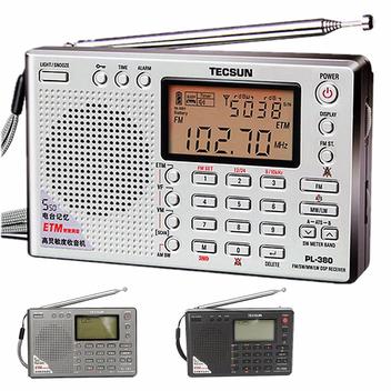 TECSUN PL-380 DSP PLL FM MW SW LW Digital Stereo Radio World Band ...