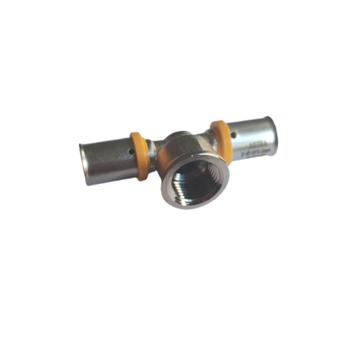 Tee Femea Gás Tubo Pex Prensar 16x1/2x16 Astra - Conexão Hidráulica União - Magazine Luiza