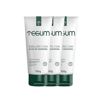 Tegum Emulsão Hidratante com Óleo de Andiroba Kit C/ 3und. 100g - Tegum ...