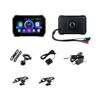 Tela De Navegação GPS Portátil Para Motocicleta De 5 Polegadas Sem Fio ...