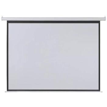 Tela de Projeção Retrátil Elétrica 2,03 X1,52m 100 Com Controle Remoto ...