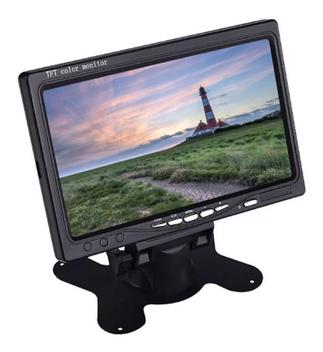 Tela Monitor Digital Lcd 7'' Colorida Hdmi Vga Av C/ Fonte - alitech ...
