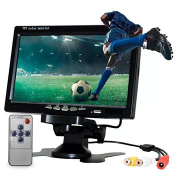 Tela Monitor Veicular Lcd 7 Polegadas Digital Com Controle - lelong ...
