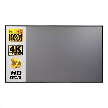 Tela Reflexiva Para Projetor 1610 100 Polegadas Salange Cor Cinza ...