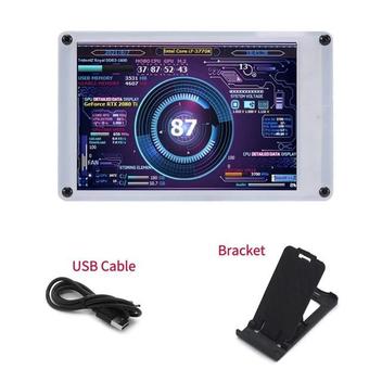 Tela Secundária 3.5 Lps Lcd Display Pc Cpu Gpu Ram Hdd Temas ...