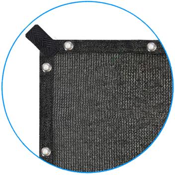 Tela Sombrite Lona Sombra Solar 80% 3x2 Bainha Alças Fortes - Solpack ...