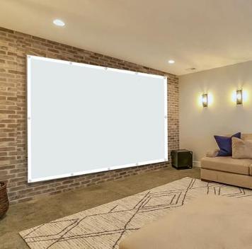 Tela Tecido Para Projeção 100 Polegadas Dry Fiti 3 Metros Branco ...