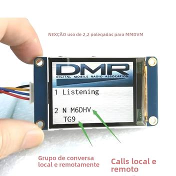 Tela TFT De 2,2 Polegadas Nextion Para Jumbospot MMDVM Hotspot Pistar ...