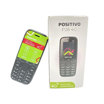 Telefone Celular Positivo P26 4g Dual Chip Para Idosos + Nf - Aparelho ...