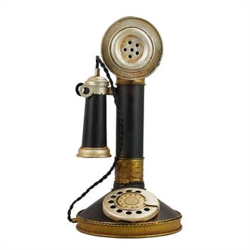 Telefone De Disco 26X13X13Cm Estilo Retrô - Vintage - Taimes - Aparelho ...