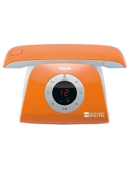 Telefone Digital Sem Fio Vtech Com Secretaria Eletronica Retro Phone ...