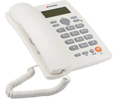 Telefone fixo com fio ibratele c/ identificador de chamadas - Aparelho ...