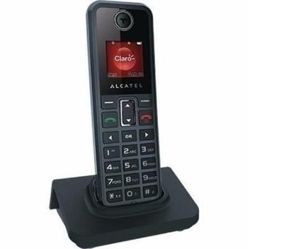 Telefone Fixo Gsm 3G Alcatel Mf100W Desbloqueado Com Base - Ramais ...