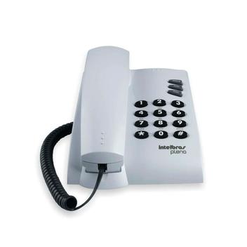 Telefone Fixo Intelbras Pleno Sem Chave de Bloqueio Cinza - Telefone ...