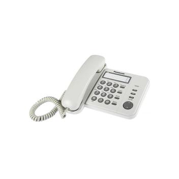 Telefone Fixo Panasonic Branco KX-TS520LXW - Ramal - Magazine Luiza