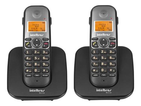 Telefone S Fio Com Viva Voz Intelbras Longo Alcance Bivolt e 1 Ramal ...