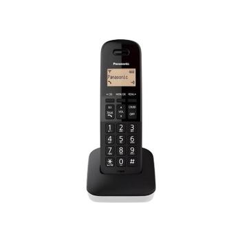 Telefone sem Fio Panasonic KX-TGB310LAW com Identificador de Chamadas - Preto/Branco - Ramal ...