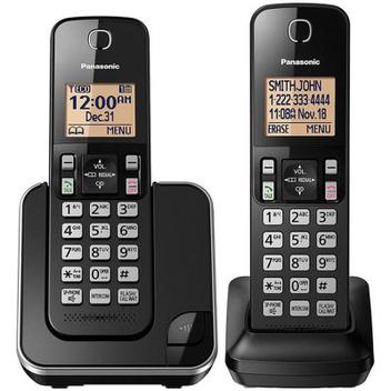 Telefone Sem Fio Panasonic Kx Tgc352 2 Bases Com Bina 110V Preto - Ramais - Magazine Luiza