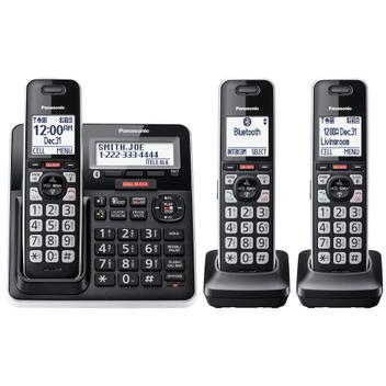 Telefone Sem Fio Panasonic KX-TGF973B com Bloqueador de Chamadas e Bluetooth - Ramal - Magazine ...