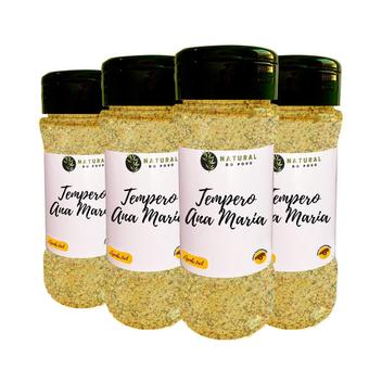 Tempero Ana Maria 100% Orgânico Kit 4 Pote Com Dosador 50G - Natural Do ...