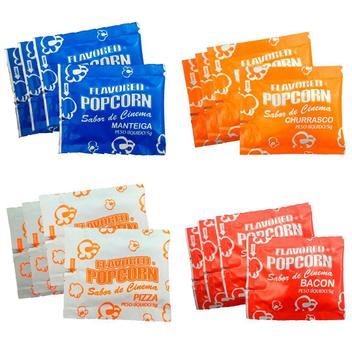 Temperos Popcorn 100 Sachês - 4 Sabores 002 - Flavored Popcorn ...